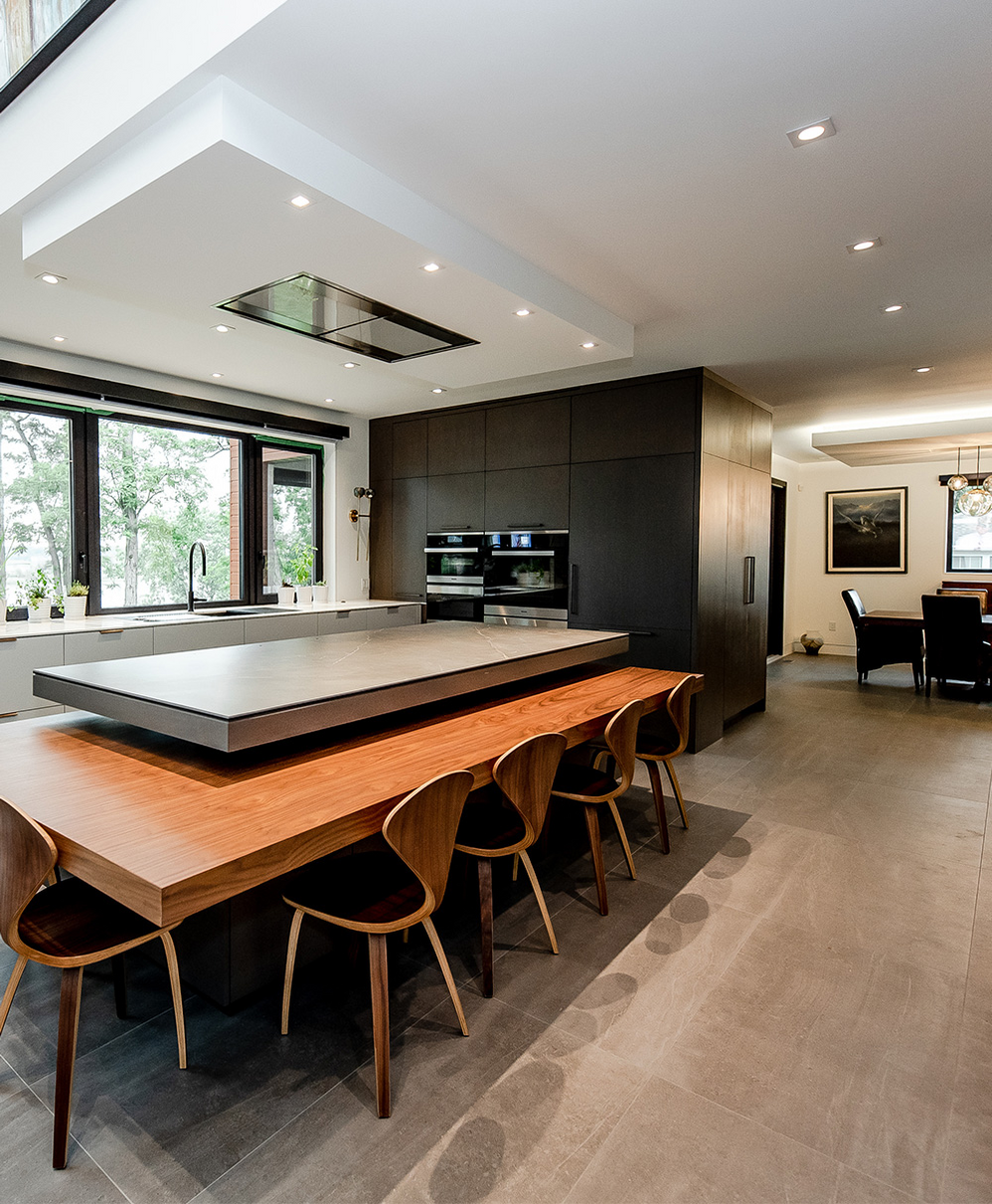 Liteline 4" Luna LED Black Square Regressed Gimbal Recessed Fixture, D ...