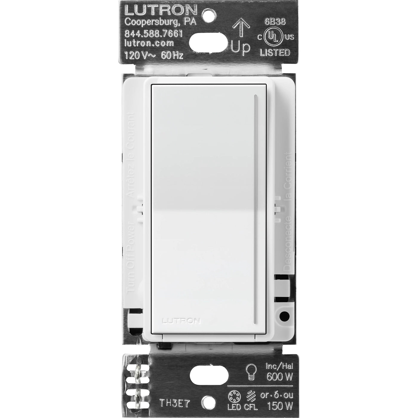 Lutron Sunnata LED+ Touch Dimmer, Model STCL-153M-WH | Orka.ca
