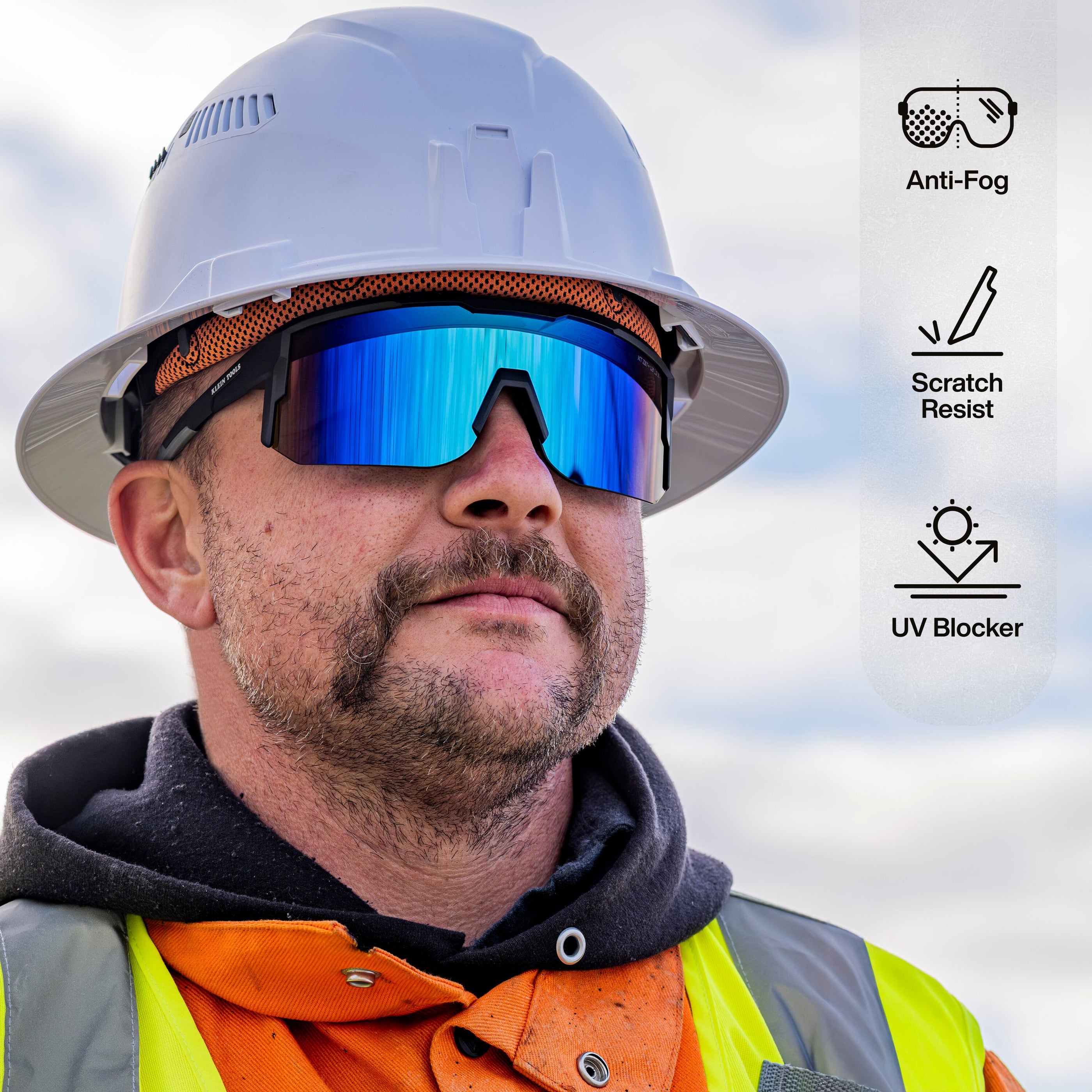 Klein Tools Polarized Blade Safety Glasses Blue lens 03002 — Orka