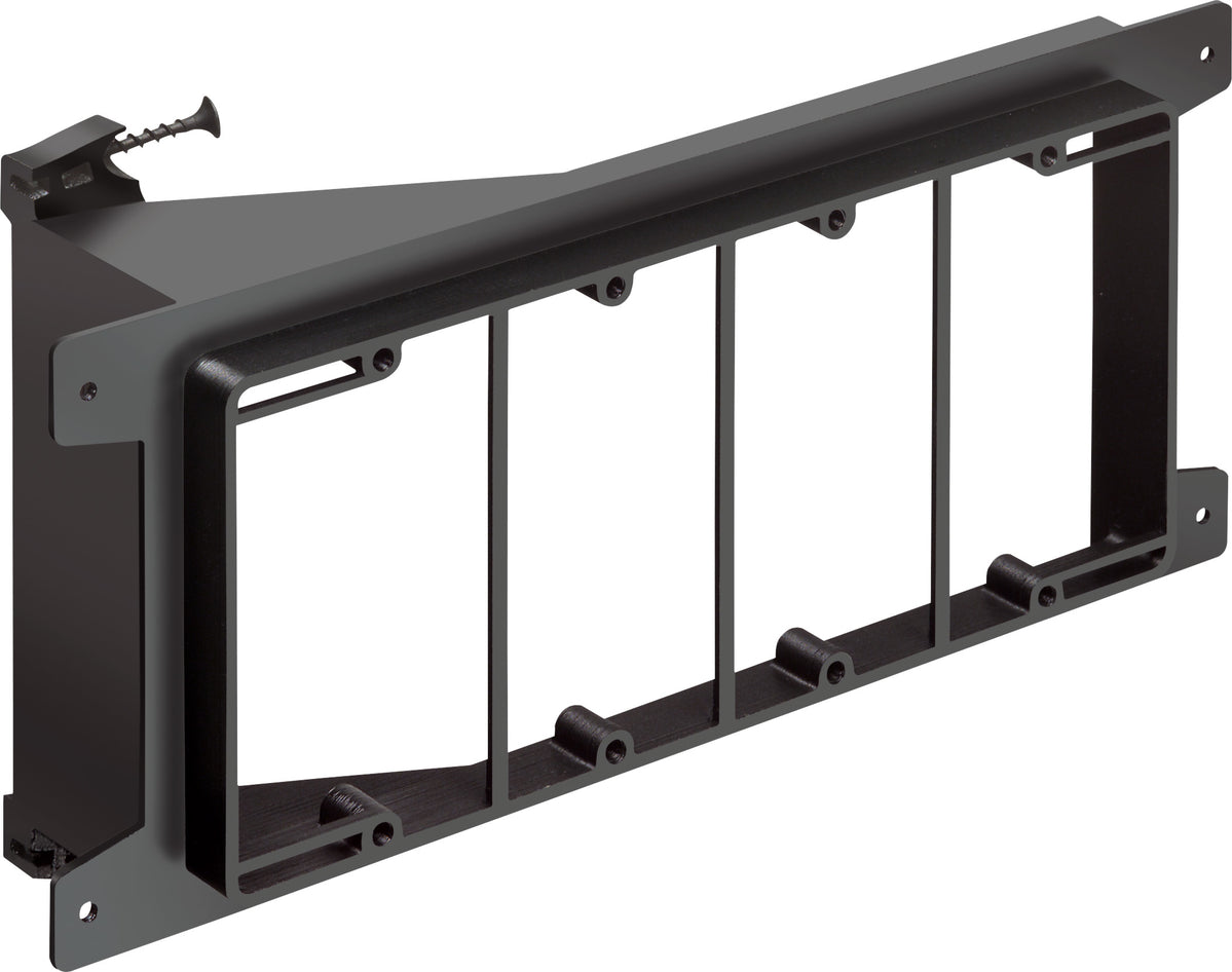 Arlington 4-Gang Screw-on Low Voltage Mounting Bracket, Model LVS4* — Orka