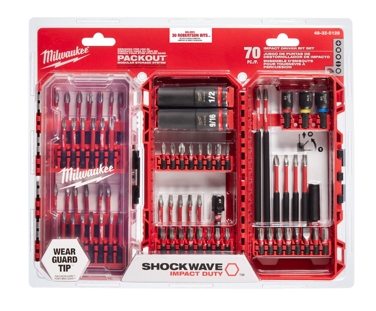 Milwaukee 70PC IMPACT SHOCKWAVE SET — Orka