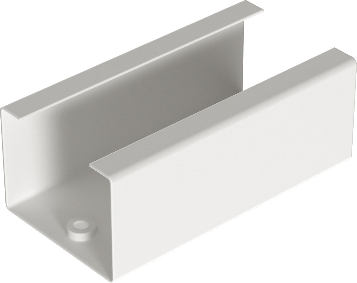 Liteline "U" Shape Bracket, White — Orka
