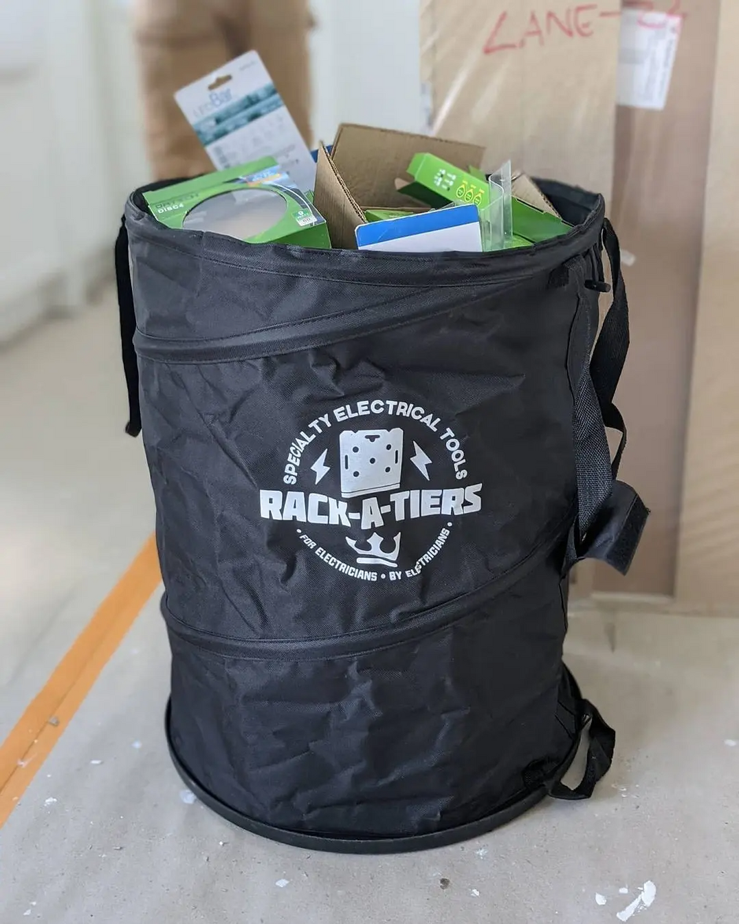 Rack-A-Tiers Pop-Up Garbage Can with Reinforced Hard Bottom, Model ...