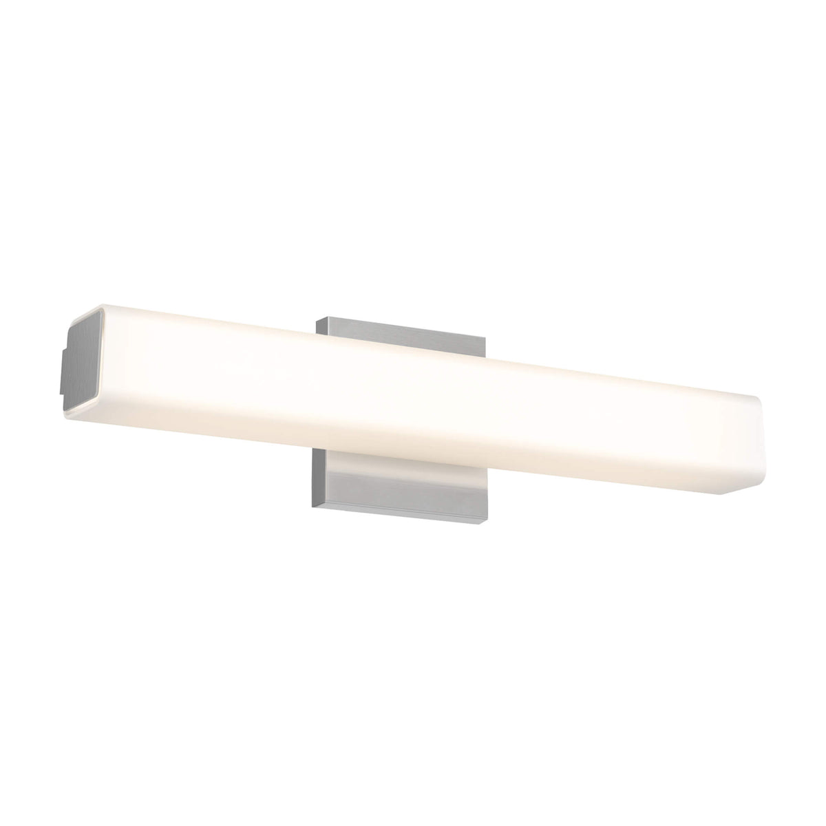 DALS Lighting Satin Nickel 18 Inch CCT Glass LED Vanity Light, Model L ...