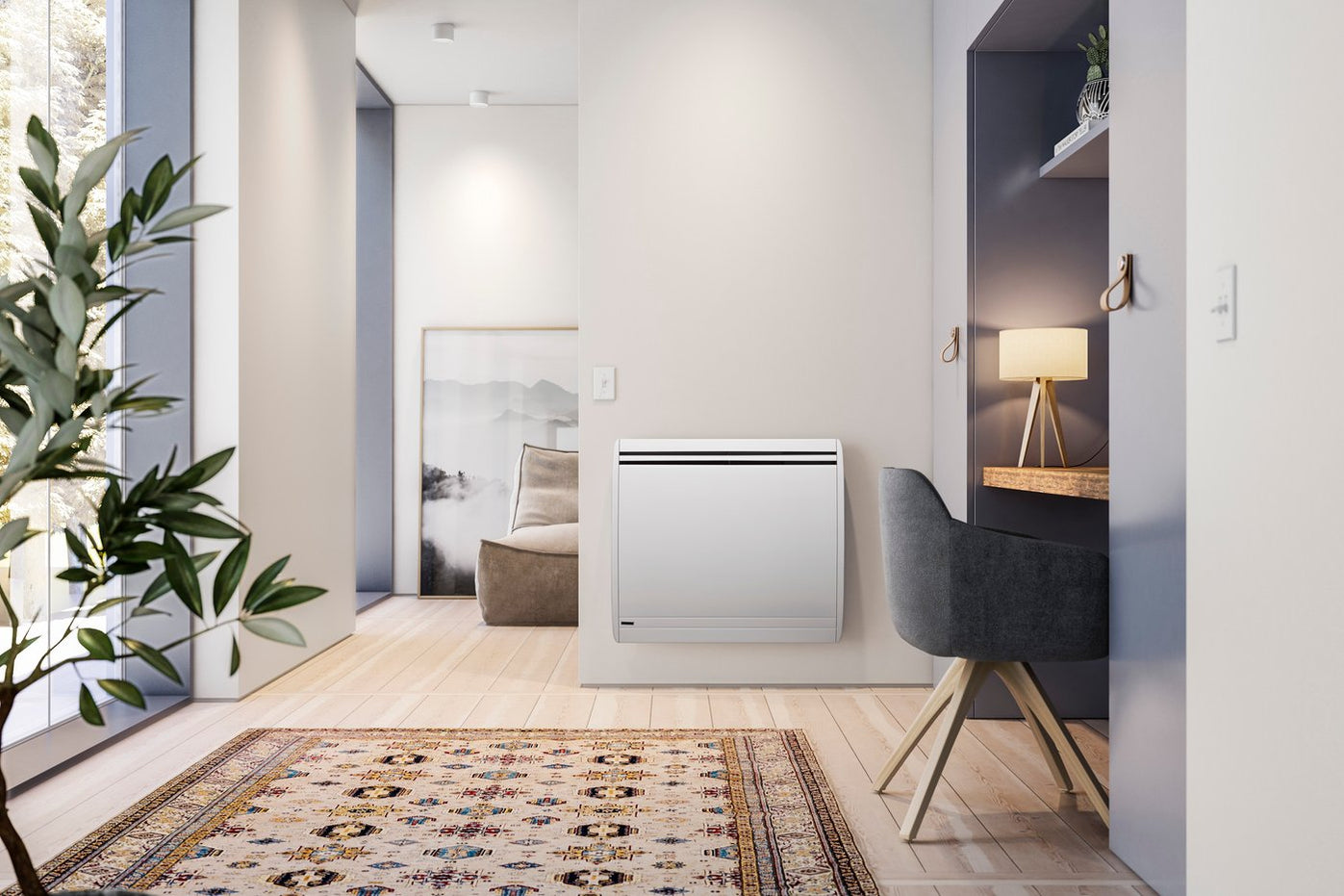 Convectair 2000w Allegro II 26 inch Convector, White, Model 7307-C20-B ...