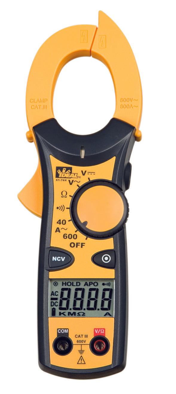 IDEAL Clamp-Pro Clamp Meter 600A AC, Model 61-744* — Orka