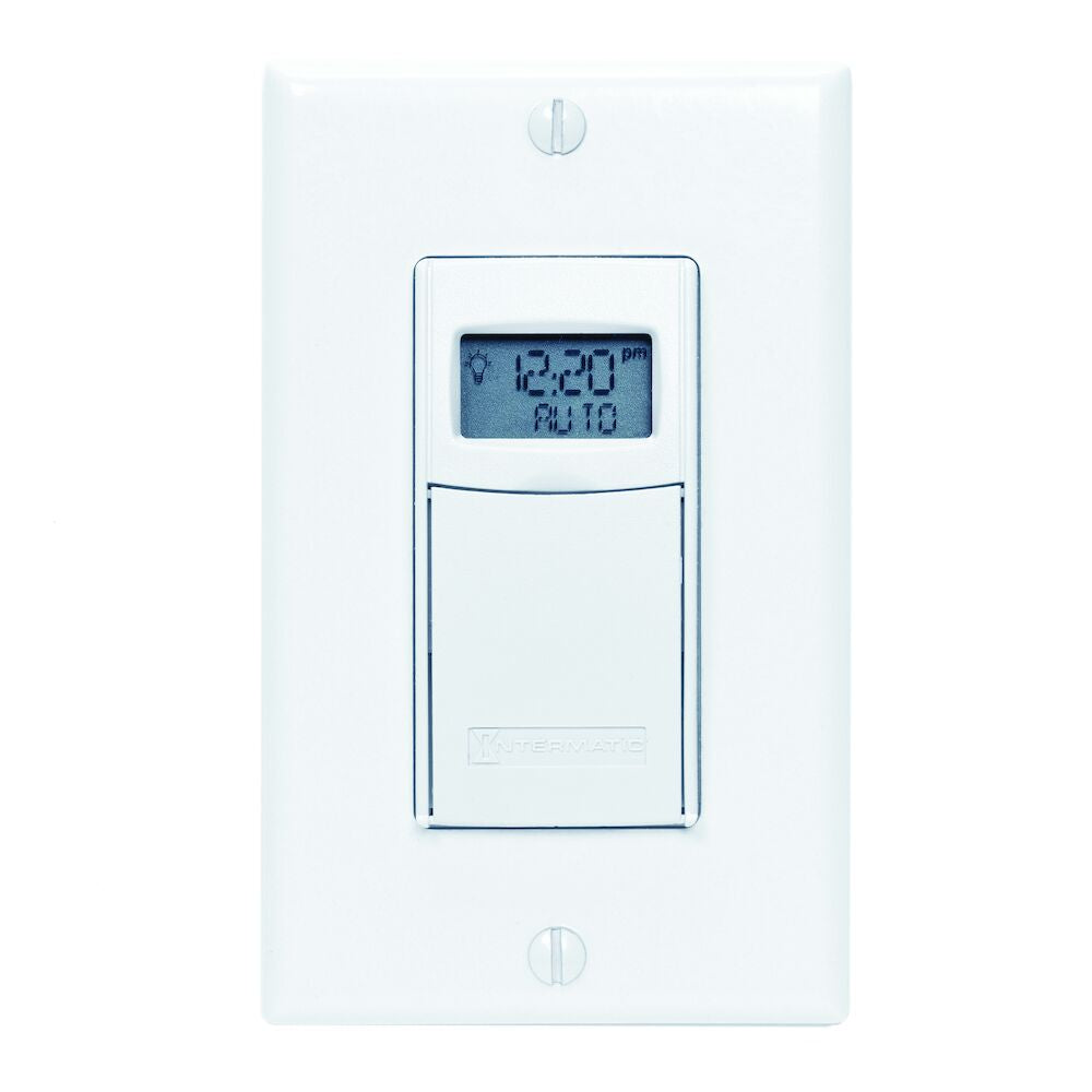 Intermatic White 7-Day Heavy-Duty Programmable Timer, 20A, Model ...