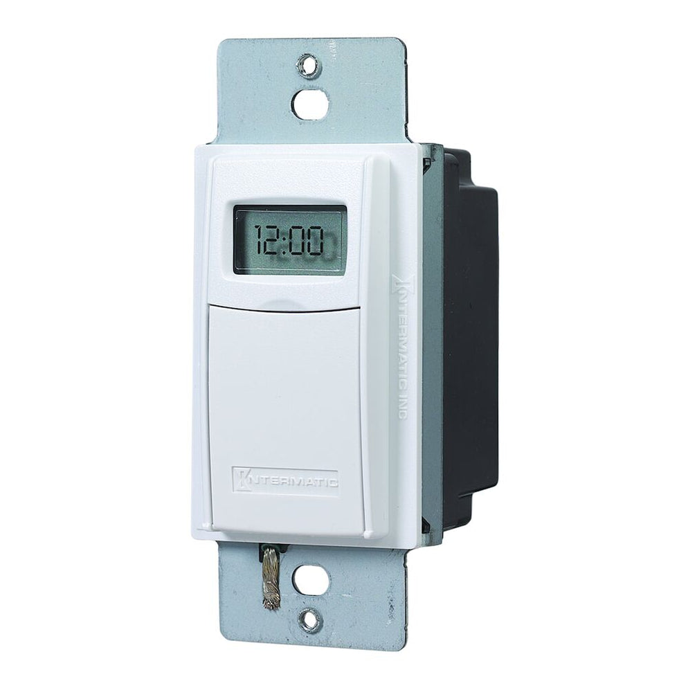 Intermatic White 7-Day Heavy-Duty Programmable Timer, 20A, Model ...