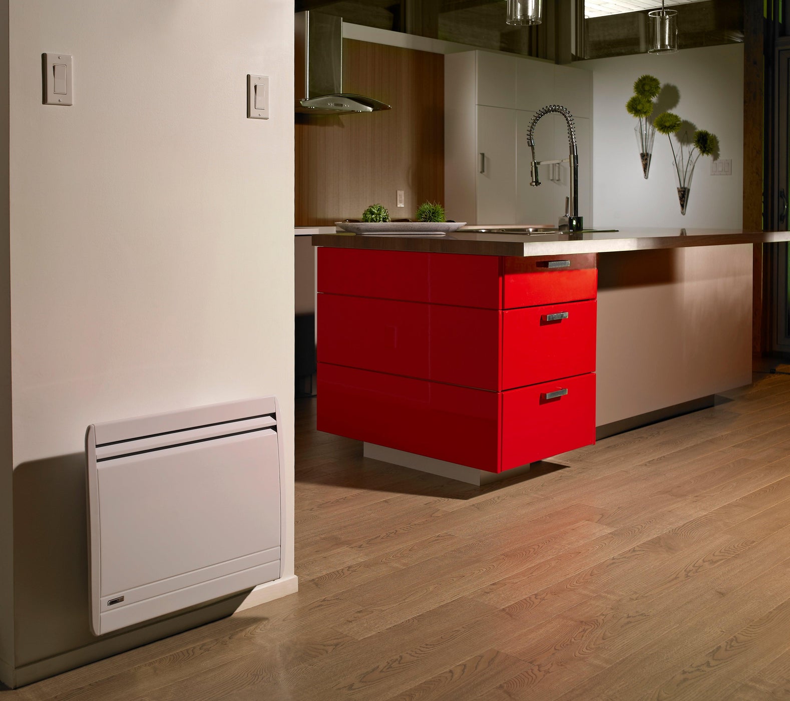 Convectair 1500w Allegro II 18 inch Convector, White, Model 7306-C15-B ...
