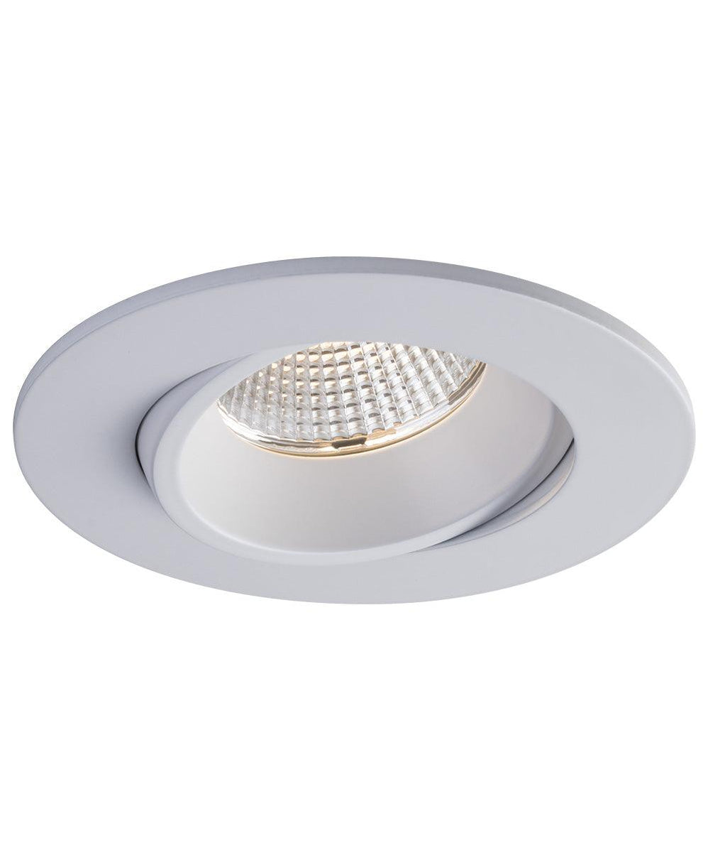 Liteline 3.5" Luna LED White Round Regressed Gimbal Recessed Fixture ...