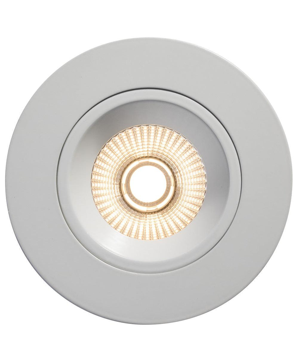 Liteline 3.5" Luna LED White Round Regressed Gimbal Recessed Fixture ...