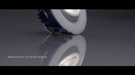 Liteline 4" Luna LED White Round Gimbal Recessed Fixture, Model RA4-12 ...